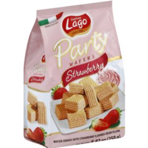 Lago Party Wafers Strawberry 8.82oz – PaliMex Distributors
