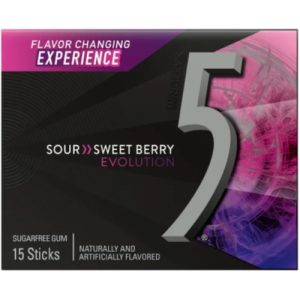 5 Gum 15 Stick Sour Sweet Berry Evolution – PaliMex Distributors